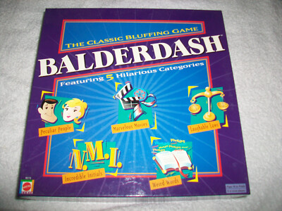 2003 Mattel Balderdash The Classic Bluffing Board Game - Complete | eBay