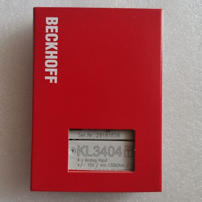 New In Box BECKHOFF KL3404 PLC Module KL 3404 | eBay