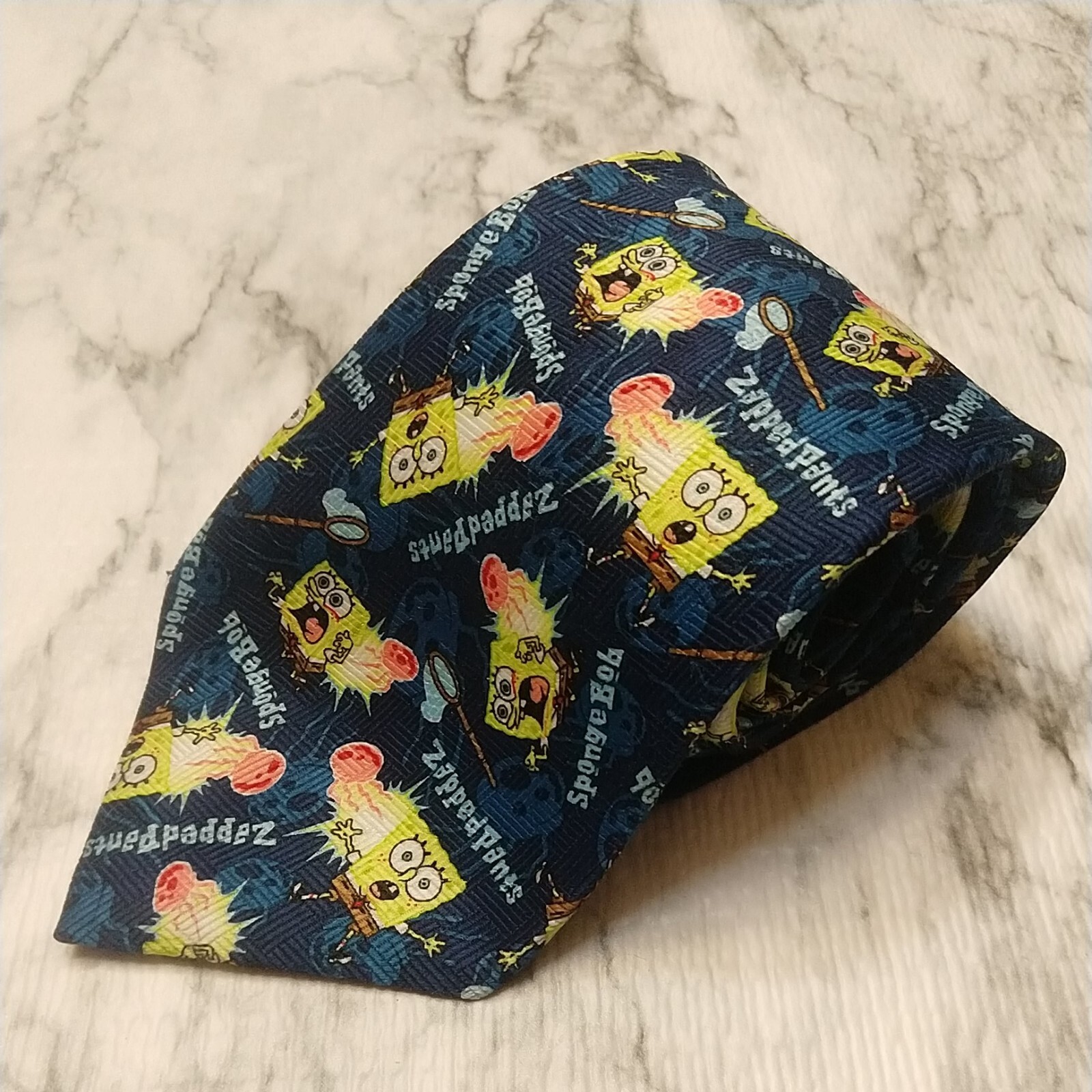 Vintage Nickelodeon Spongebob Zapped Pants Necktie Tie 3.5" x 60" | eBay