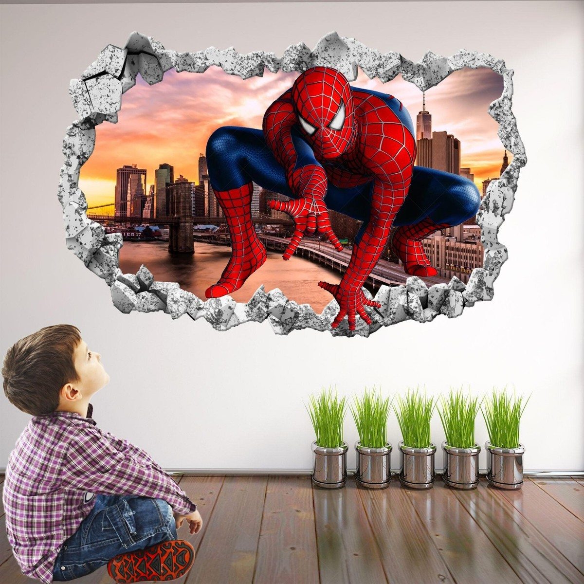 Spider Man Wall Decals High Definition Pics Spiderman Wall Sticker,