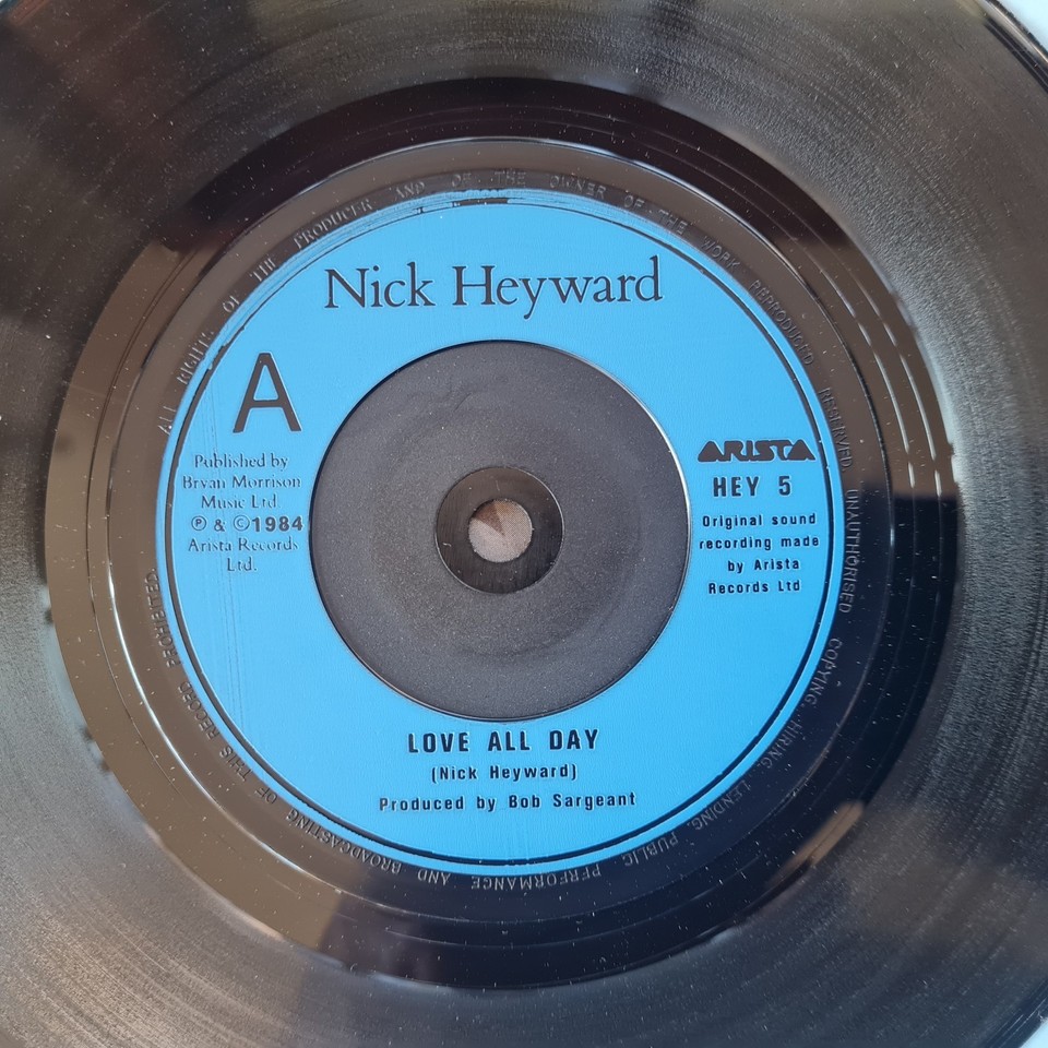 Nick Heyward - Love All Day / Night Summer Stream (Arista - HEY 5 ...