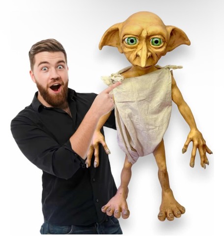 Harry Potter Dobby The House Elf Doll Figure 30” Prop Custom Handmade ...