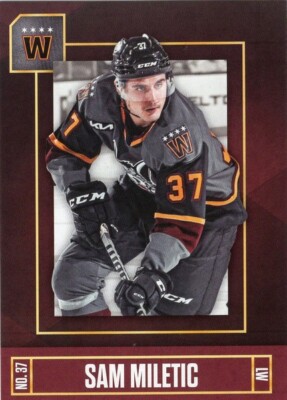 Sam Miletic 2021-22 Chicago Wolves | eBay