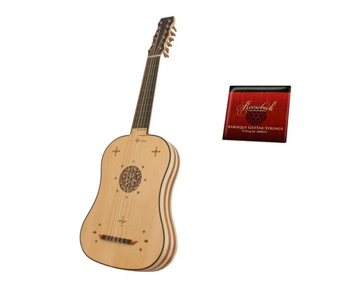 Roosebeck Vihuela Guitar 5-Course w/ Extra 12-Nylon Strings Set & Bag | eBay