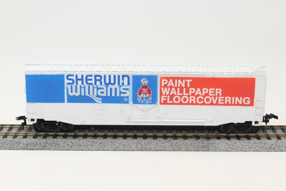 HO Bachmann 50' Billboard Advertising Box Car Sherwin Williams Paint | eBay