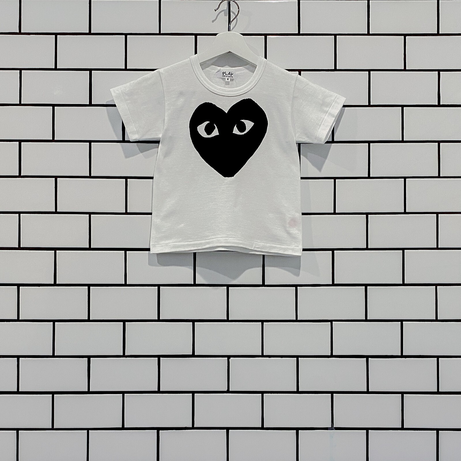 COMME DES GARCONS CDG PLAY KIDS BLACK BIG HEART TEE AZ-T569-100-1 | eBay