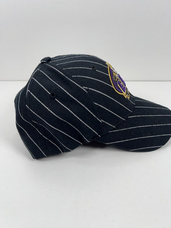 LSU Tigers Baseball Hat Cap ML Caps White Black Pinstripe Adult One ...