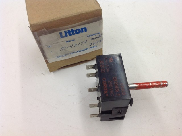 Vintage Stove Parts Litton Electric Range M14D179 Burner Switch for ...