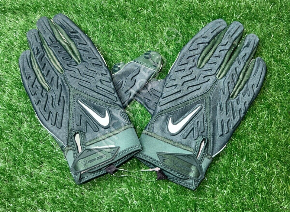 Nike Michigan State Spartans Team Issued Super Bad 6.0 Football Gloves ...