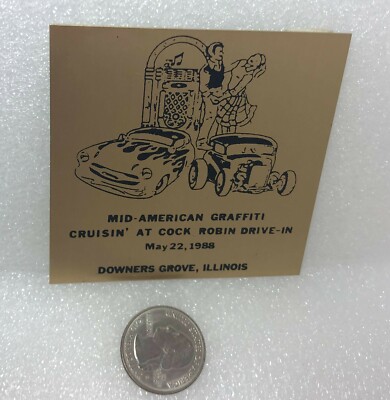 1988 Mid-American Graffiti Cock Robin Drive-in Downers Grove Illinois ...