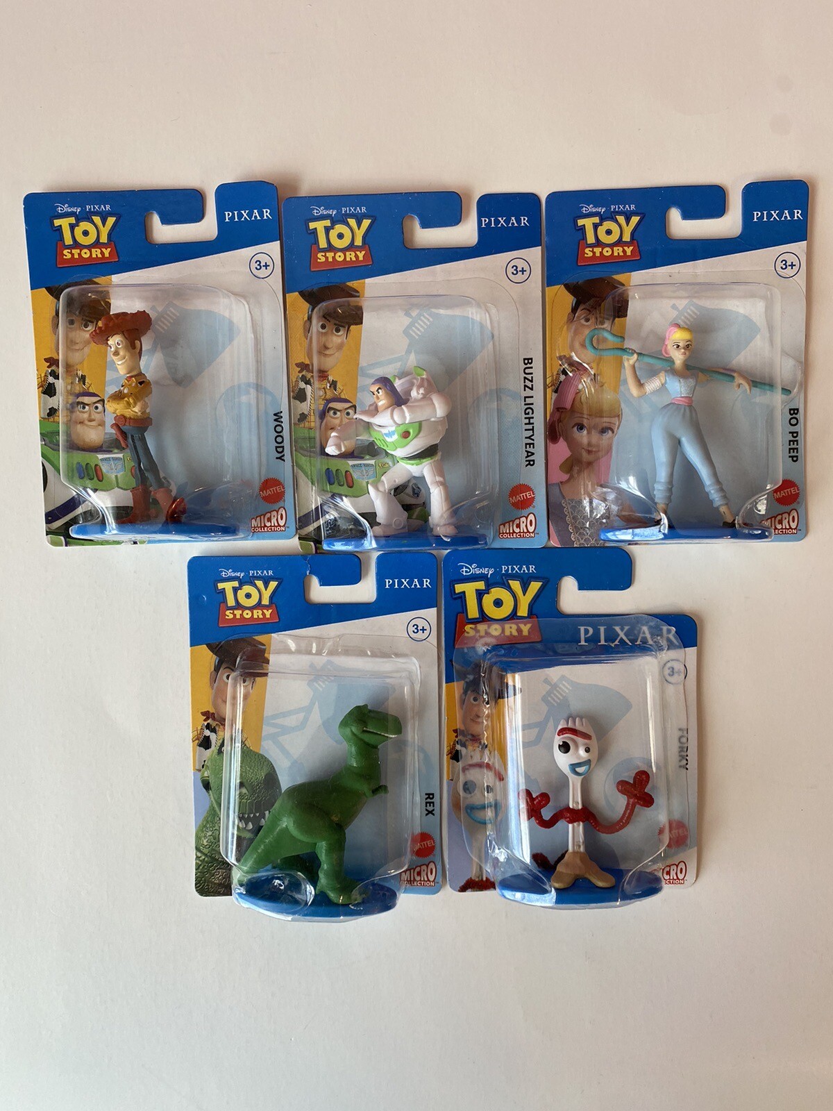 SET OF 5 - Disney Micro Collection Pixar Toy Story 3” Figures - Cake ...