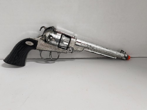 Vintage HUBLEY CAP GUN- 11 1/2" in Good Working Condition Revolving ...