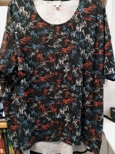 LulaRoe 3XL Short Sleeve Knit Top High Low Hem | eBay