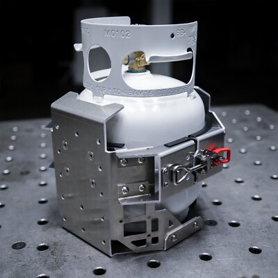 5 LB Propane Tank Mount for Jeep, 4runner, Tacoma, Overlanding, and ...