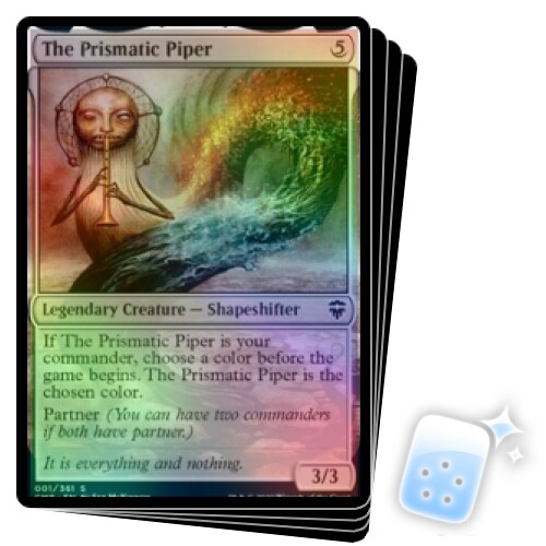 FOIL THE PRISMATIC PIPER X4 Commander Legends Magic MTG MINT CARD | eBay