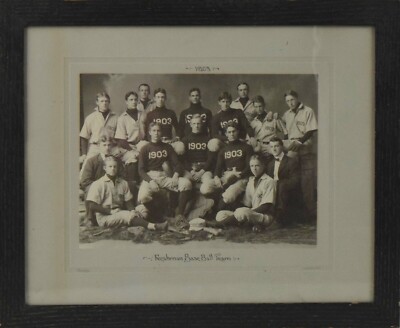 1903 Harvard Freshman Baseball Team Original Oversized Framed Pach Bros ...