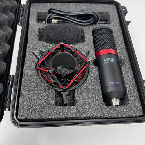 Pyle Detachable USB Cable Gooseneck Adjustable Pro Audio Recording Mic ...