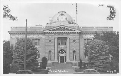 H30/ Pasco Washington RPPC Postcard c40s Franklin County Court House | eBay