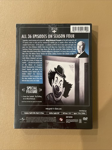 CLASSIC TV ALFRED HITCHCOCK PRESENTS SEASON 4 DVD SET NEW/SEALED! FREE ...