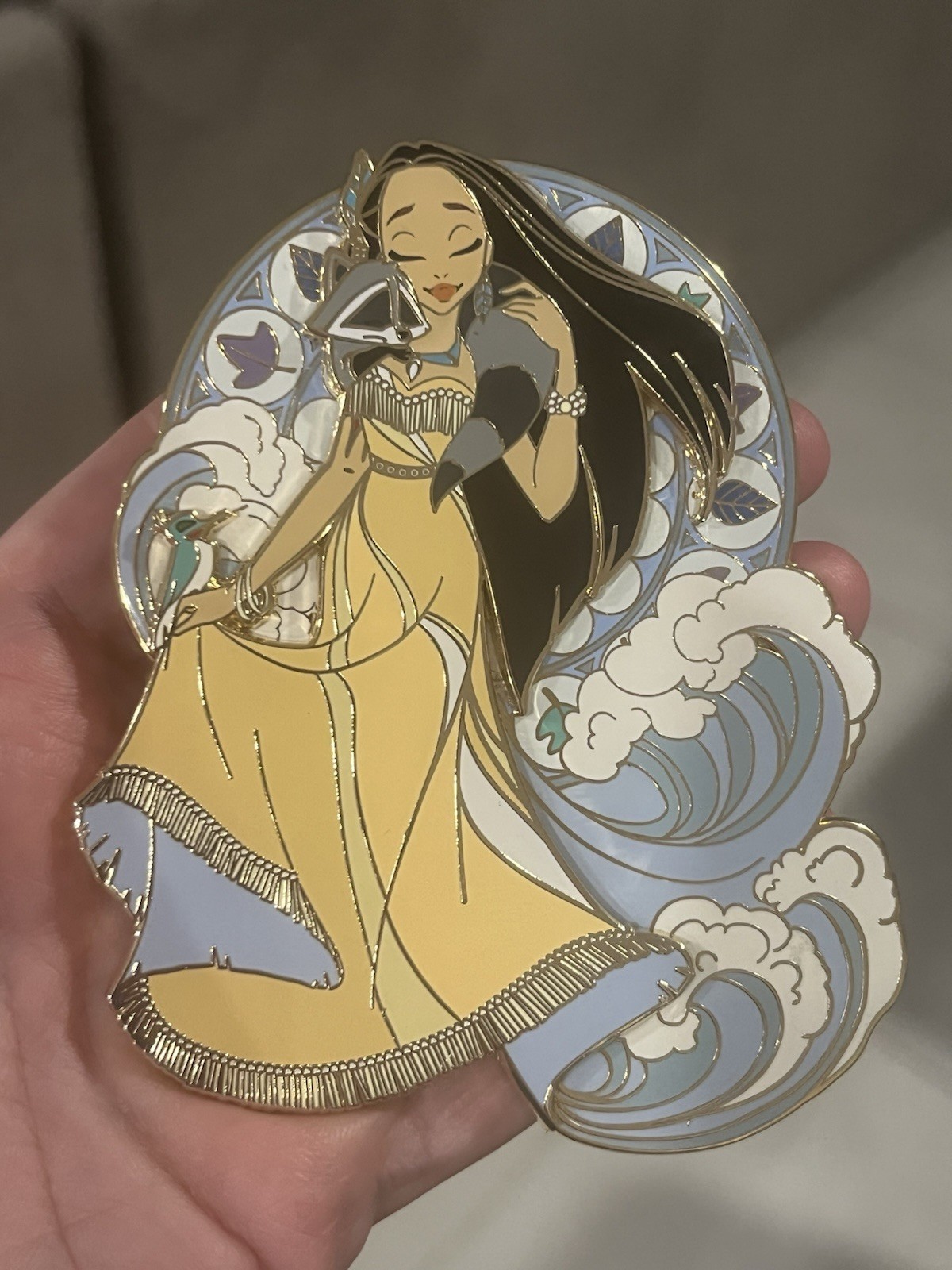 Fantasy pin Disney Pocahontas and Meeko. “Deco Dames” by Evil Gypsy x ...