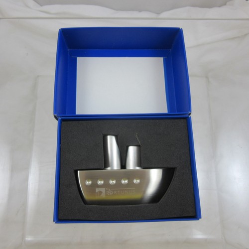 Vintage P&O PORTUNUS CLUB Stainless Steel Cruise Liner Salt & Pepper ...