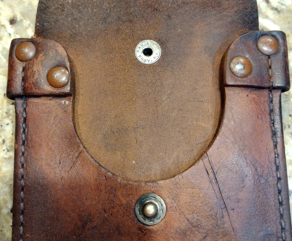 Mauser WW1 - WW2 leather pouch for maps / manuals - German - Germany ...