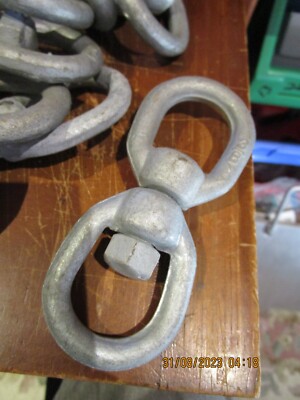 GALVANISED SWIVELS X 10 , 3/8"/ 10 MM , NEW NEVER USED. | eBay