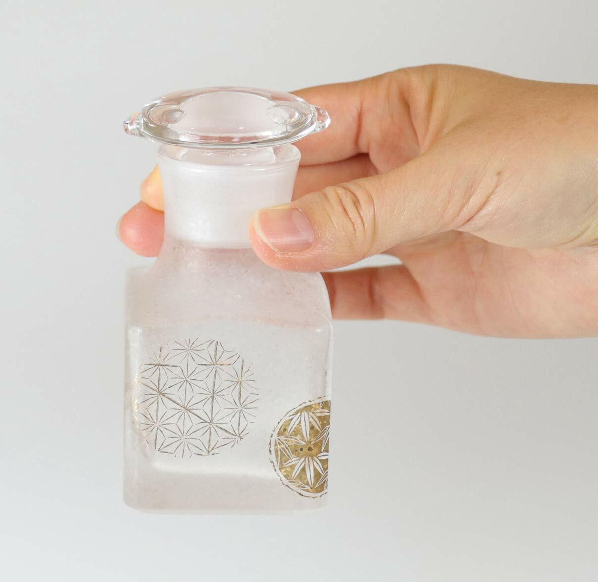 ADERIA Glassware Premium Marumon Round Pattern Soy Sauce Cruet 80ml R ...