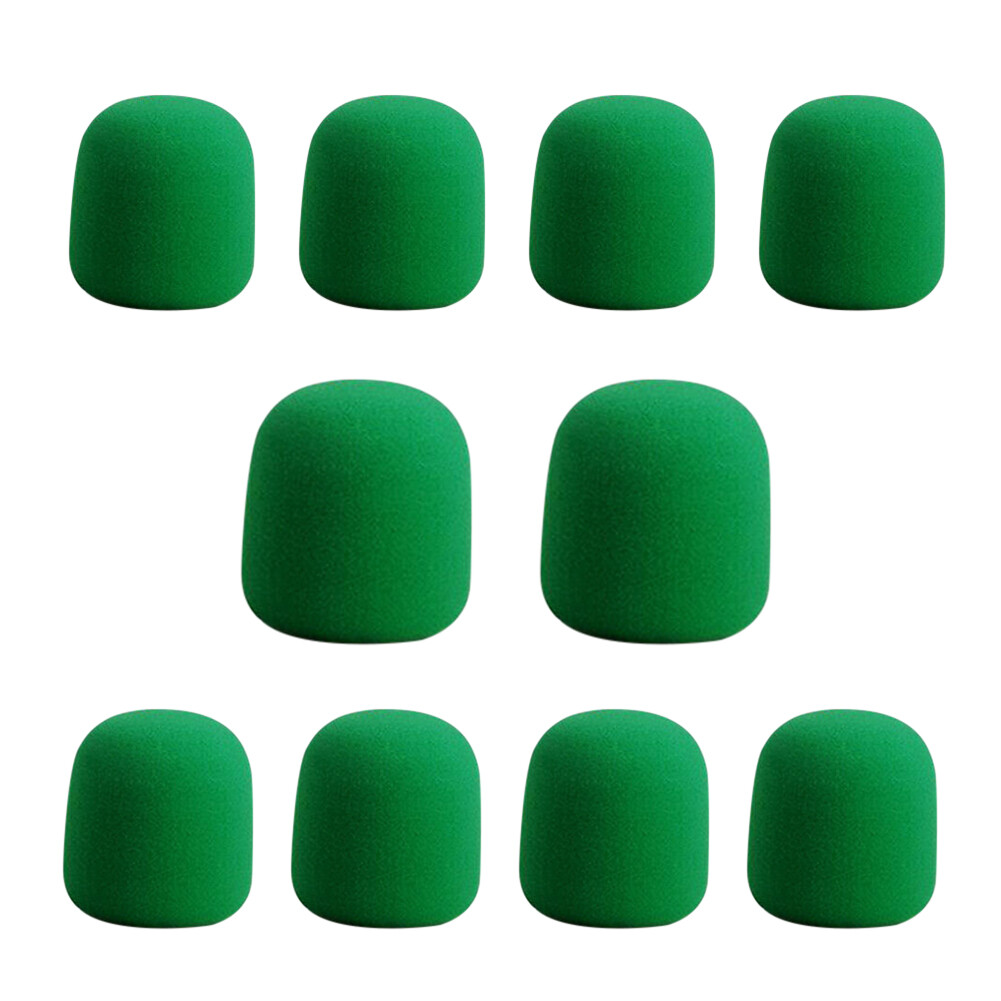 10pcs Microphone Windscreen Sponge Cover Mic Foam Protective Caps ...