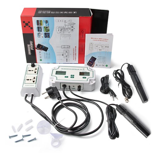 WIFI Online PH EC Meter Conductivity Temp Water Quality Tester ...