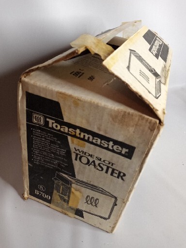 Retro NOS Vintage Toastmaster Chrome Toaster Model B700 2 Slice Factory ...