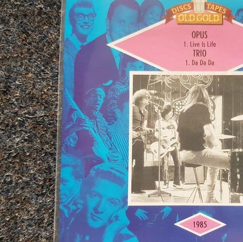 7" Single Vinyl Trio - Da da da/ Opus - Live is life UK SUNG IN ENGLISH ...