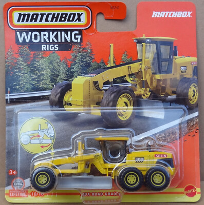 Matchbox - Working Rigs - MBX Road Grader - in yellow - 2024 release | eBay