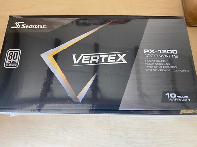 Vertex PX-1200 Seasonic Vertex PX-1200, 1200W 80+ Platinum, ATX 3.0 ...
