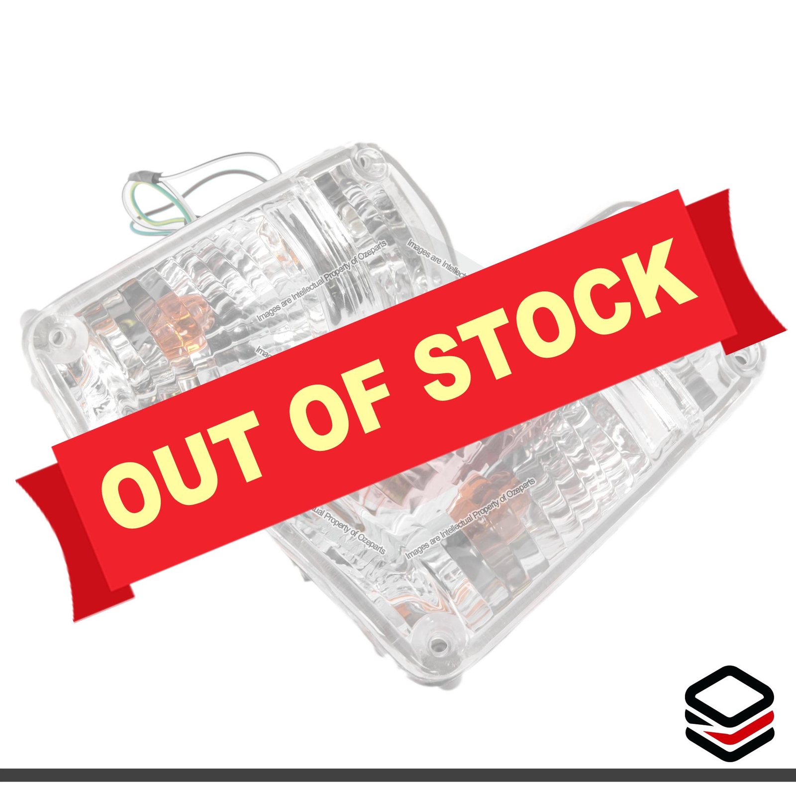 Pair LH+RH Crystal Corner Light Indicator Lamp For Nissan Patrol GQ ...