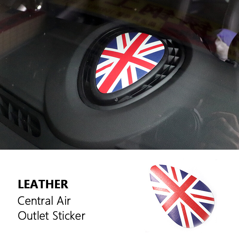 Union jack central air vent sticker For mini cooper one F54 F55 F56 F57 ...