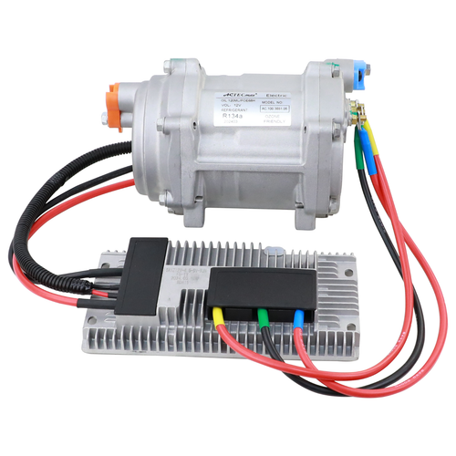 Universal Electric AC Compressor R134a 12V Air Conditioner Electric ...