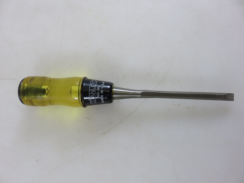 Stanley No. 60 Wood Chisel 1/4" Plastic Yellow Hard Handle With ...