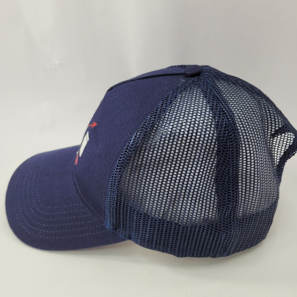 Cap America Men's Snapback Trucker Cap Hat Blue Meshback | eBay