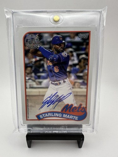 2024 Topps Starling Marte 1989 35th Anniversary Auto #89BA-SM | eBay
