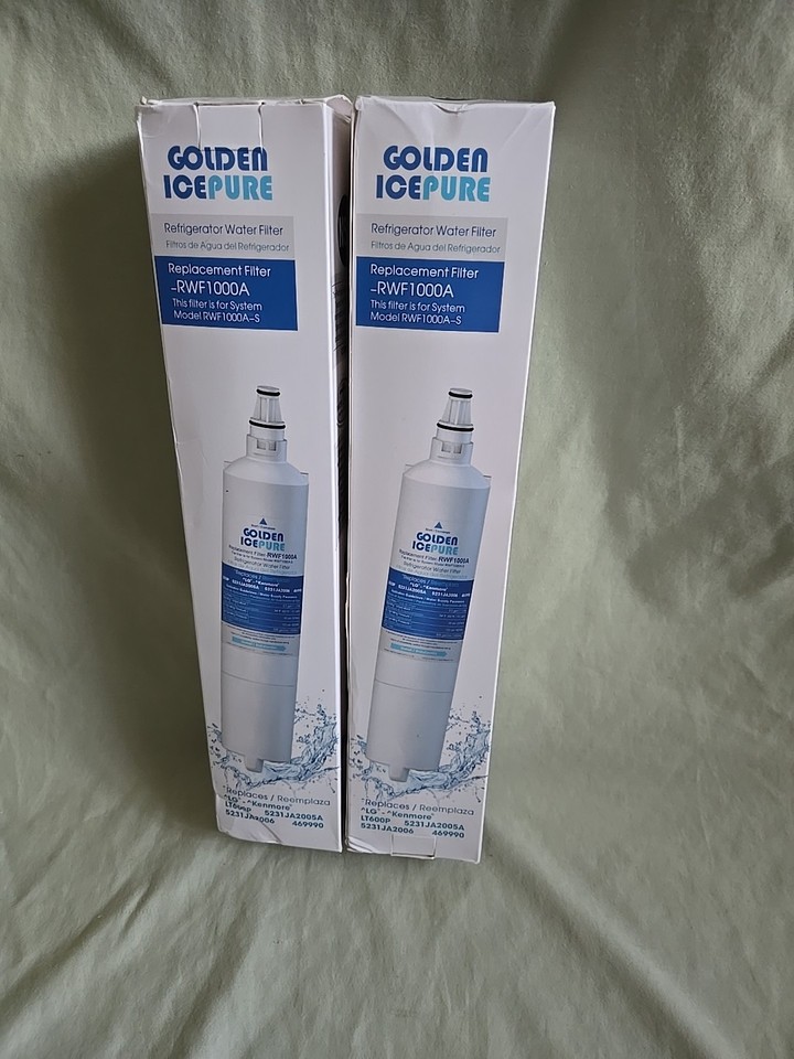 Fit For LG LT600P 5231JA2005A 5231JA2006 469990 Water Filter Two Pack ...