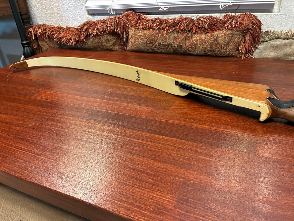Vintage Root Range Master 66” Recurve Bow – 30# @ 28” – Serial H7288 ...