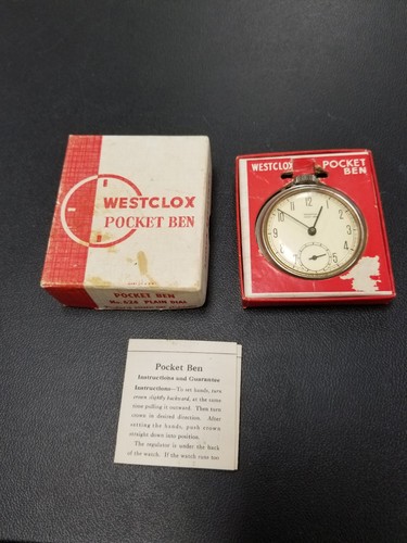Westclox pocket Ben | eBay