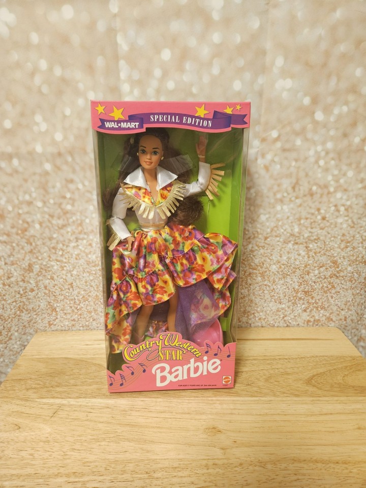 1994 Country Western Star Barbie Doll Walmart Special Edition Mattel ...
