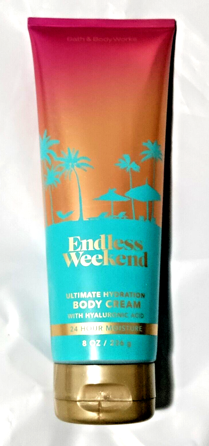 BATH AND BODY WORKS ENDLESS WEEKEND Hydration body cream lotion..New ...