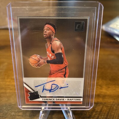 2019-20 Donruss Clearly Rated Rookie Auto Terence Davis Rookie Card | eBay
