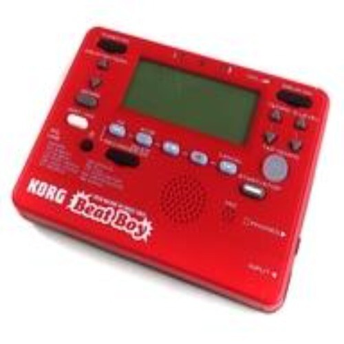 KORG BEAT BOY Drum Machine Recorder Tuner Samplers Red Recode Tuner ...