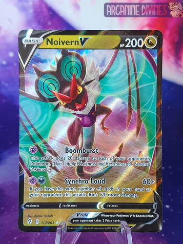 Noivern V - Evolving Skies 117/203 - Holo Ultra Rare Pokemon Card ...