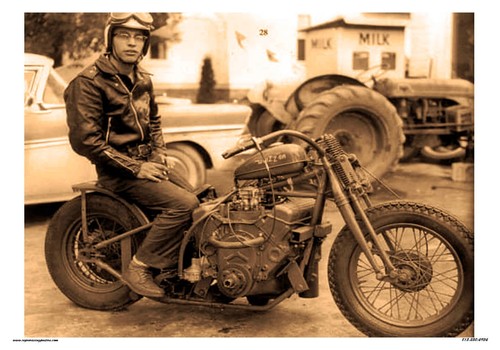 VINTAGE REPRODUCTION POSTER E J POTTER POSING ON EARLY BLOODY MARY ...