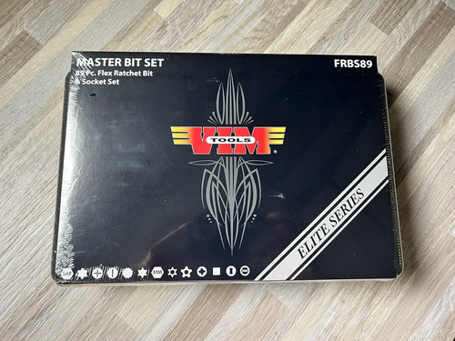 VIM 89pc Master Bit Set w/3-Way 1/4" Hex locking Flex Ratchet/T-Handle #FRBS89 | eBay